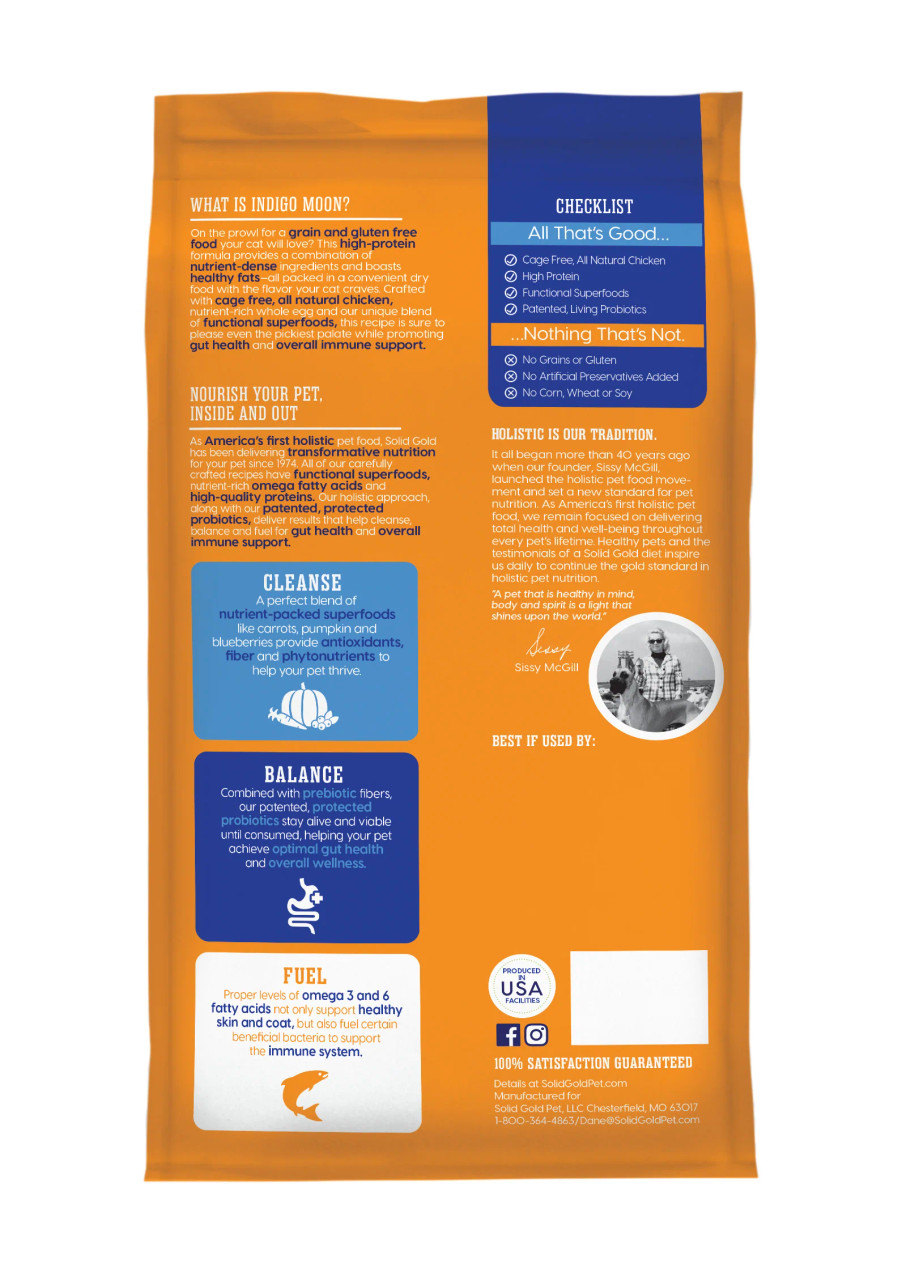 Solid Gold Indigo Moon with Chicken & Eggs Grain-Free High Protein Dry ...