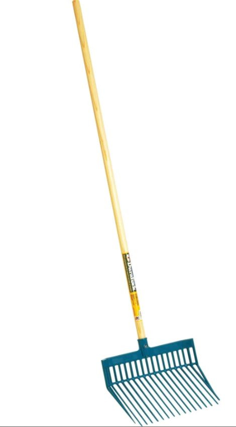Little Giant Plastic Durafork, 52", Teal