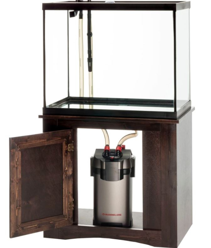 Marineland Framed Column Aquarium Tank, 56 Gal.
