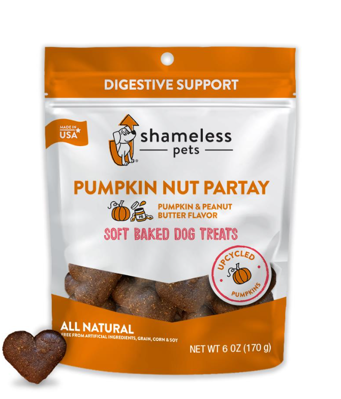 Shameless Pets Pumpkin Nut Par-Tay Soft-Baked Dog Treats, 6oz. - CountryMax