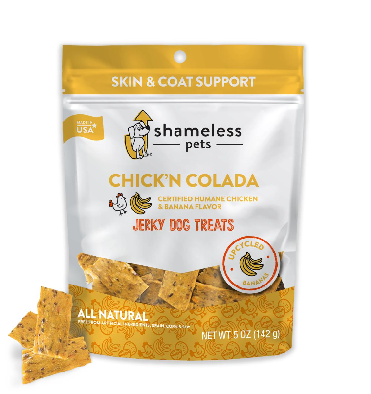 Shameless Pets Chick'n Colada Bite Sized Jerky Dog Treats, 5oz - CountryMax