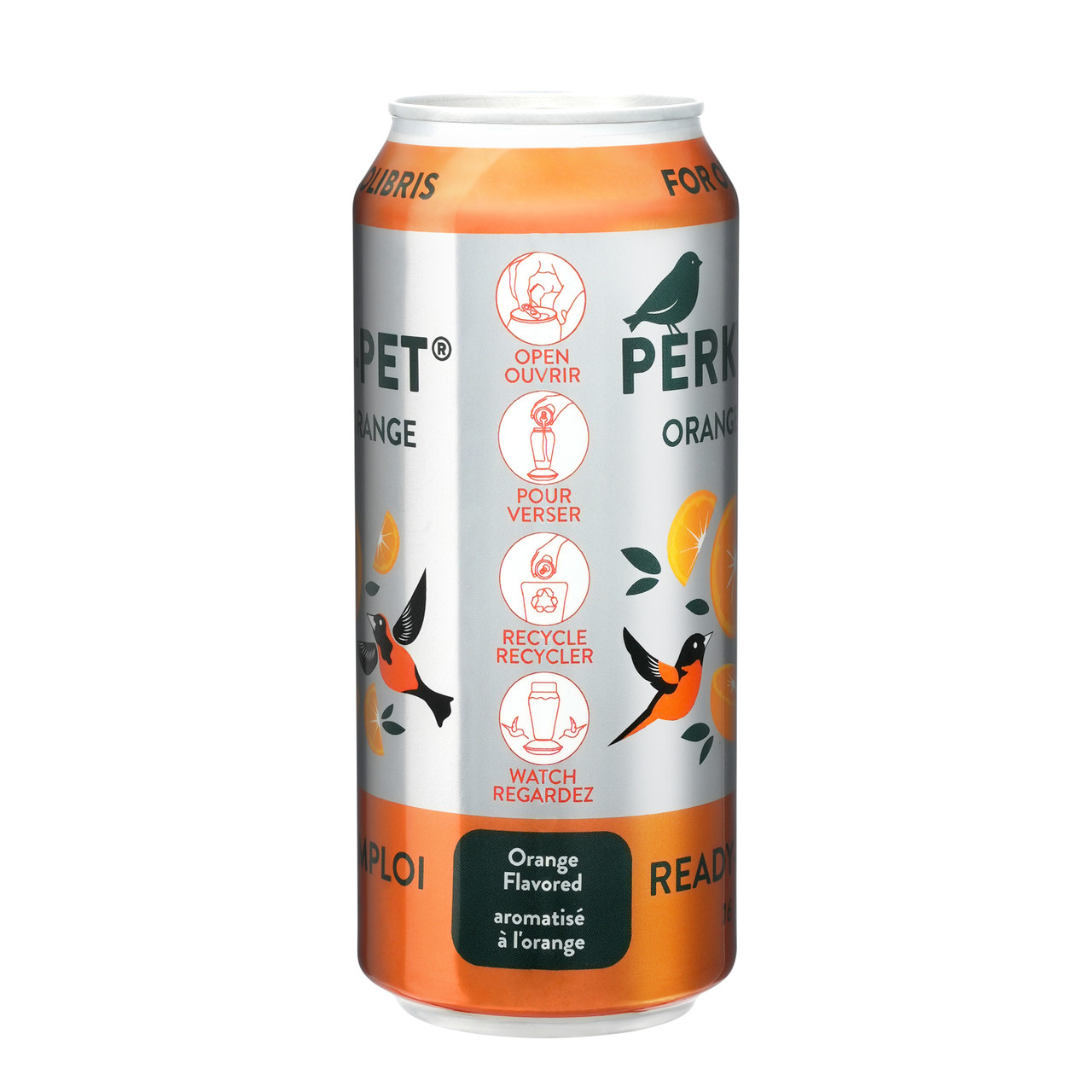 Perky-Pet Ready-To-Use Orange Oriole Nectar Can, 16oz