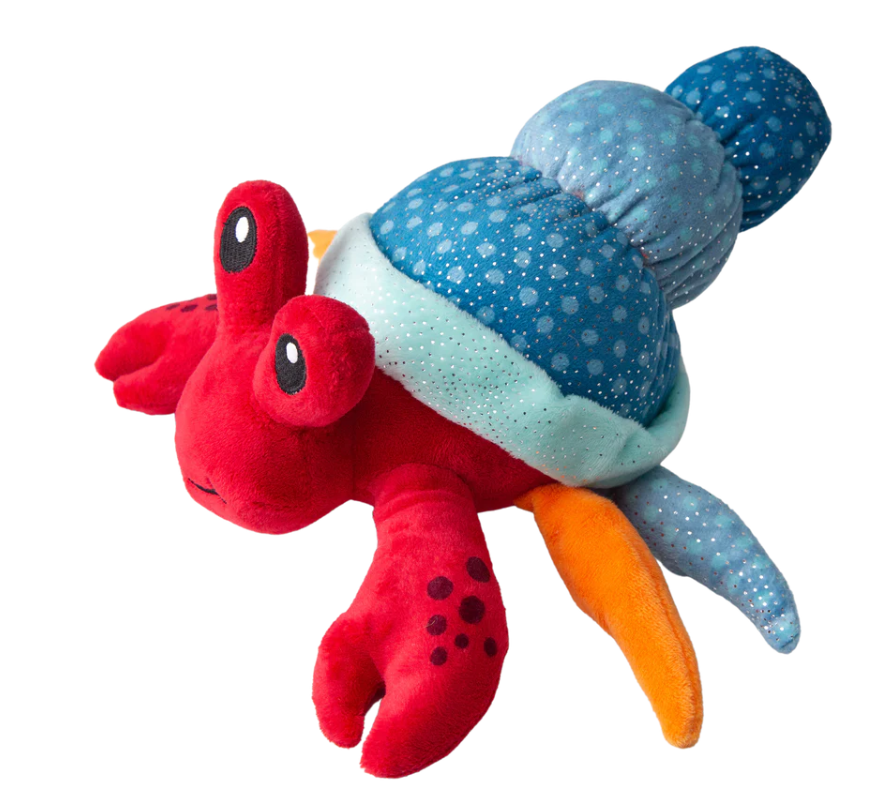 Snugarooz Hermie the Crab Dog Toy