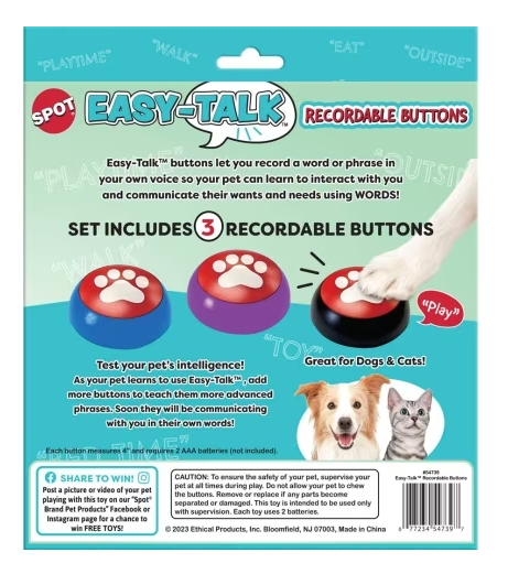 Spot Easy Talk Recordable Buttons