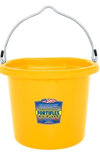 Fortiflex Flat Back Bucket, 20qt