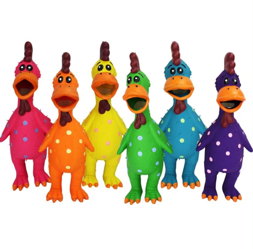 Multipet Globken Chicken Latex Dog Toy, 1 count.