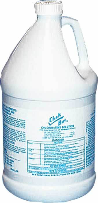 Liquid Chlorine Pool Cleaner and Sanitizer 1 Gallon, case of 4 - CountryMax