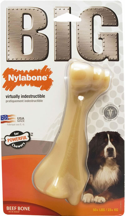 Nylabone Big Chews For Big Dogs Beef Bone - CountryMax