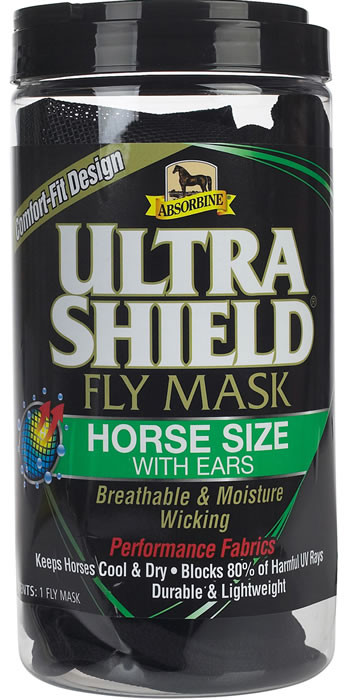 Absorbine UltraShield Fly Mask with Ears - CountryMax