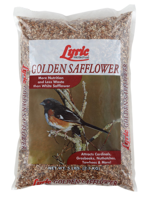 Lyric Golden Safflower Bird Seed, 5 Lb. - CountryMax