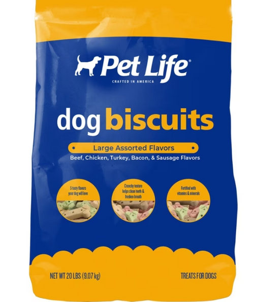 Pet Life Large Assorted Flavors Dog Biscuits, 20lbs - CountryMax