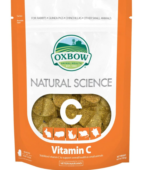 Oxbow Natural Science Vitamin C Small Animal Supplement 4.2 Ounces ...