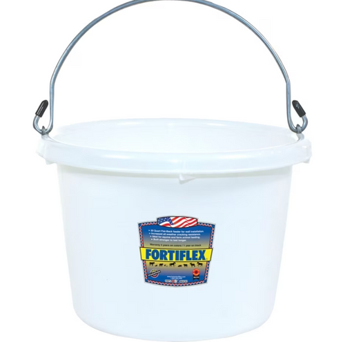 Fortex 8 Quart White Bucket - CountryMax