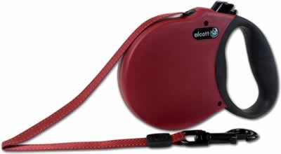 Alcott Retractable Red Dog Leash - CountryMax