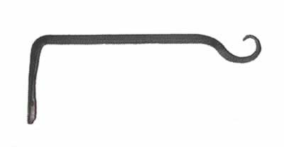 Hookery Straight Hanger With Upturned Hook, 15 Inch - CountryMax