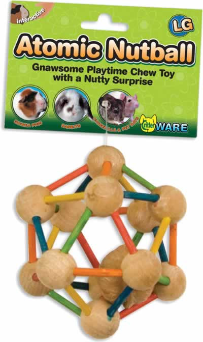 Ware Atomic Nutball Small Animal Chew Toy - CountryMax