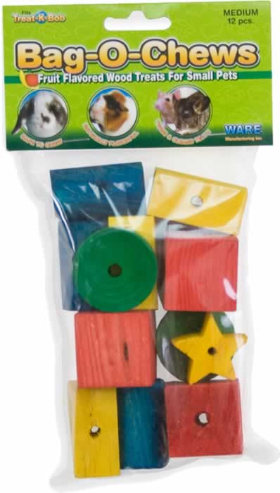 Ware Bag-O-Chews Small Animal Wood Chew Toys - CountryMax