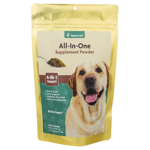 NaturVet All-In-One Supplement Powder For Dogs & Cats, 13oz - CountryMax