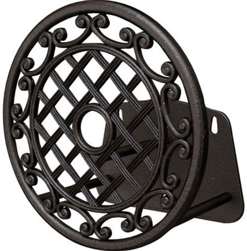 Panacea Trellis & Scroll Cast Aluminum Hose Hanger - CountryMax