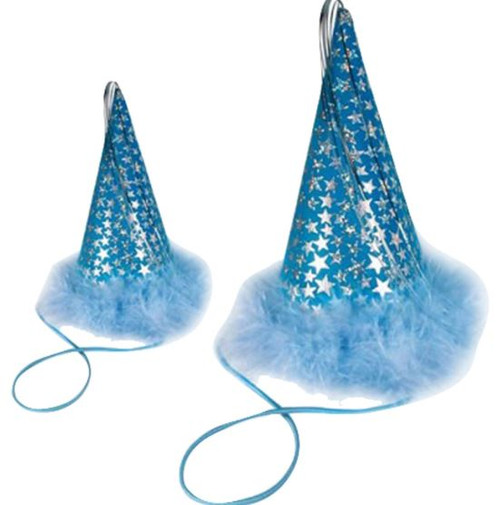 Charming Pet Blue Stars Party Hat - CountryMax