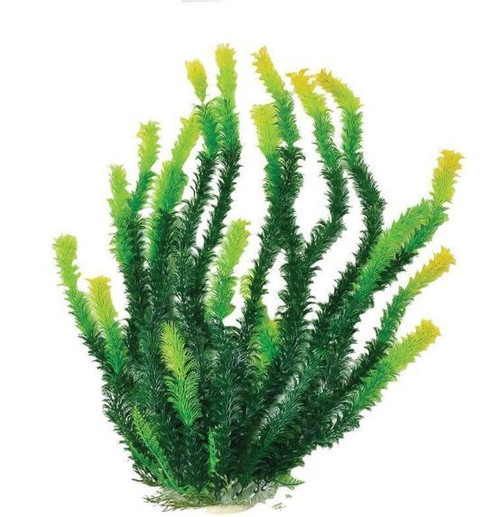 Aquatop Bushy Aquarium Plant With Weighted Base, Green - CountryMax