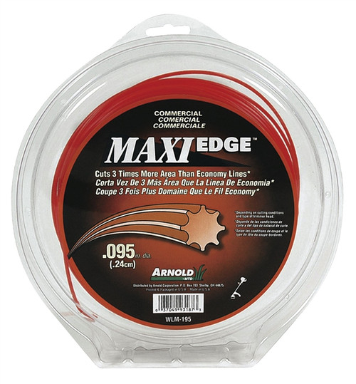 Maxi Edge Polymer Trimmer Line, 0.095", Orange - CountryMax