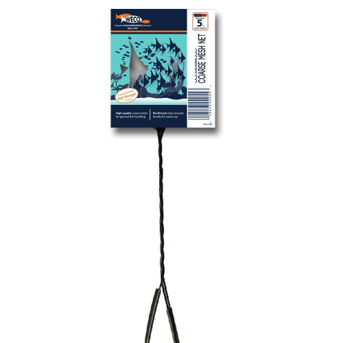 Weco Classic Coarse Mesh Long Handle Fish Net, 5 Inch - CountryMax