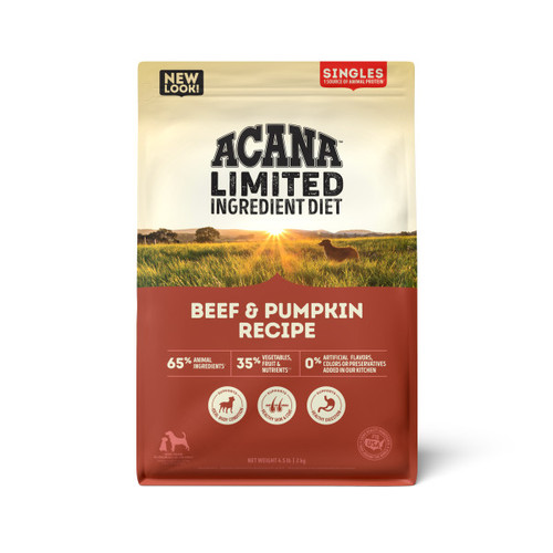 Acana Limited Ingredient Diet Beef & Pumpkin Recipe Dog Food