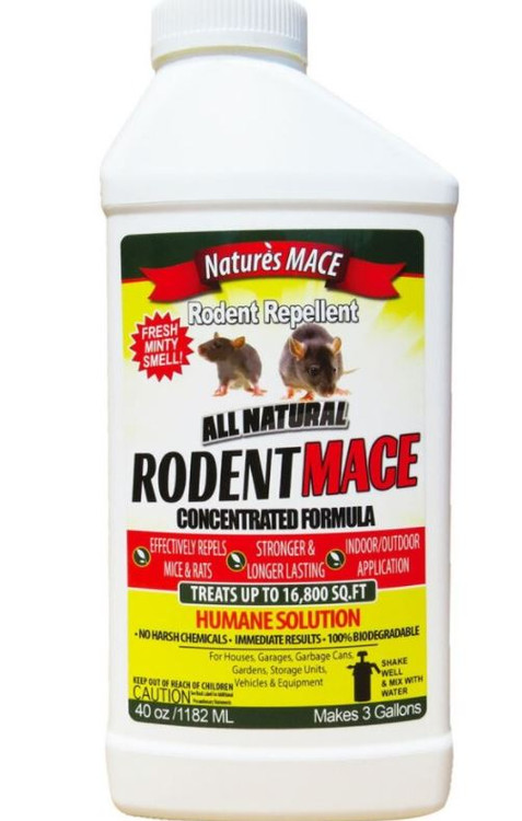 Natue's Mace All Natural Rodent Repellent Concentrate, 40 Oz.