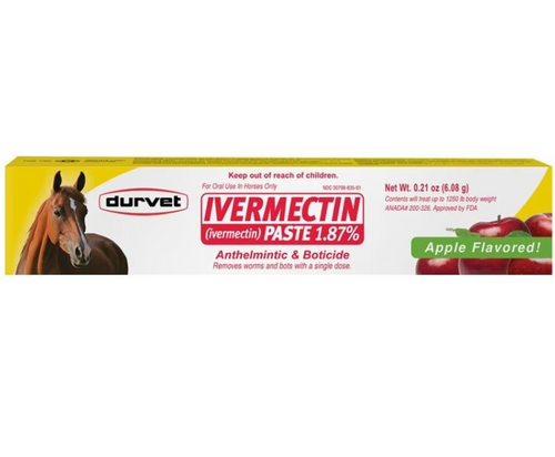 Durvet Ivermectin Paste 1.87% For Horses