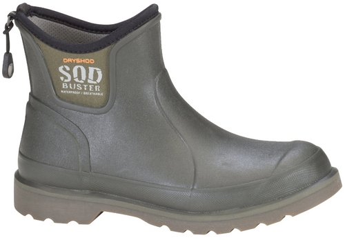 Dryshod Women's Sod Buster Ankle Boot, Moss/Grey