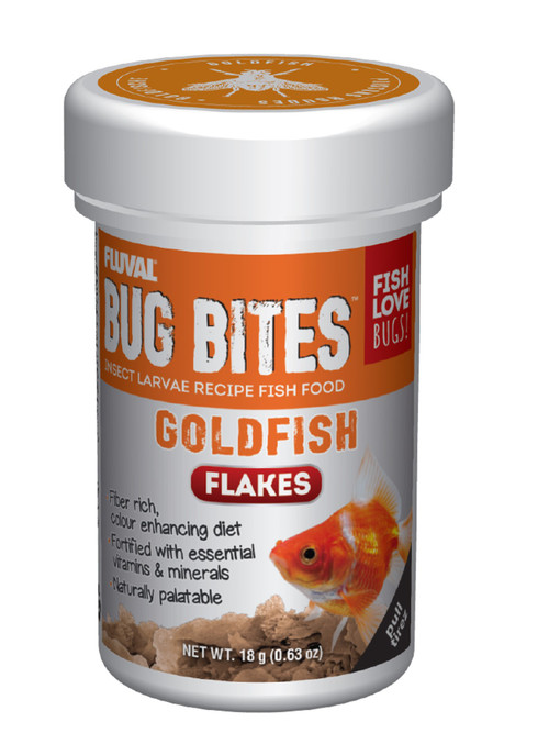Fluval Bug Bites Goldfish Flakes