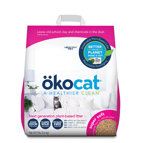 Okocat Super Soft Clumping Wood Cat Litter