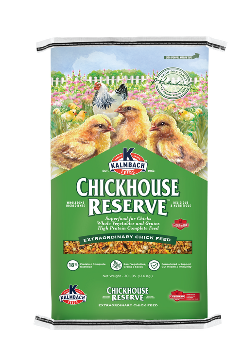 Kalmbach Chickhouse Reserve Textured Chick Feed, 30lbs