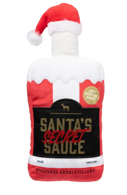 FuzzYard Santa's Secret Sauce Dog Toy