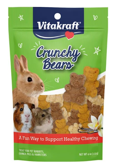Vitakraft Crunchy Bears Small Animal Treat