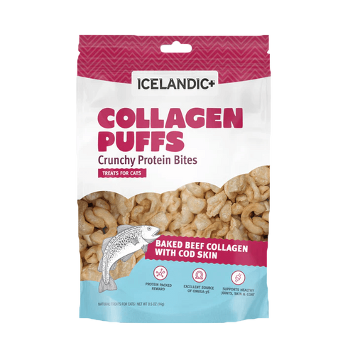 Icelandic+ Beef Collagen with Cod Skin Protein Puffs for Cats .5oz