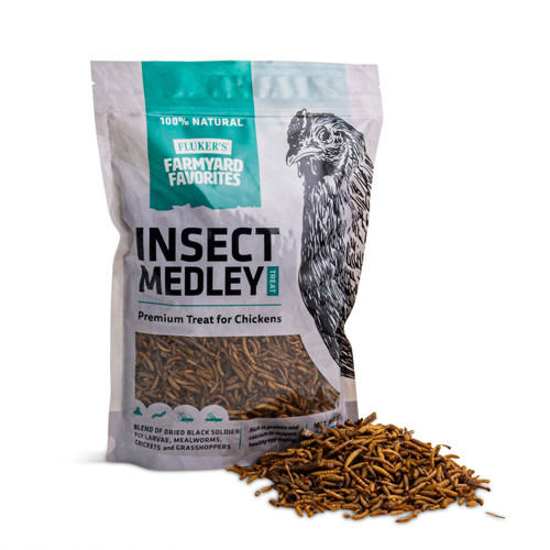 Farmyard Favorites Dried Insect Medley, 10oz.