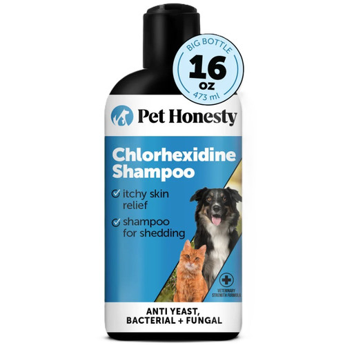 Chlorhexidine Shampoo for Dogs, 16 oz – Medicated Antibacterial ...