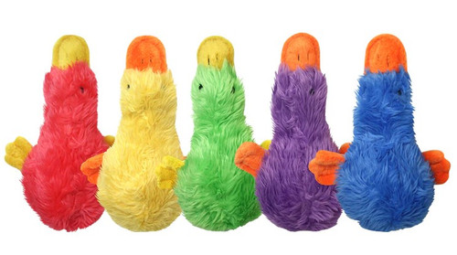 Multipet Duckworth Webster Assorted Duck Dog Toy, 13"