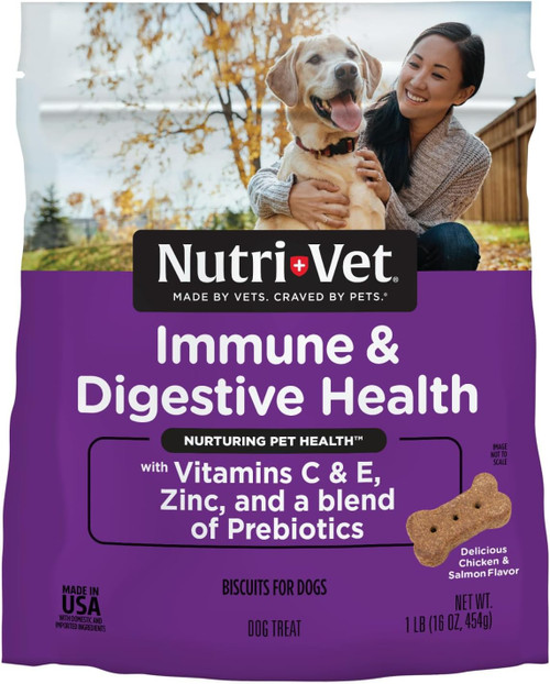 Nutri-Vet Immune & Digestive Health Biscuits, 16oz.