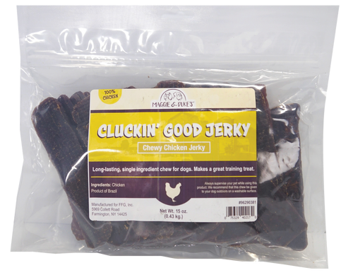 Maggie & Duke's Cluckin' Good Jerky Chew 15oz
