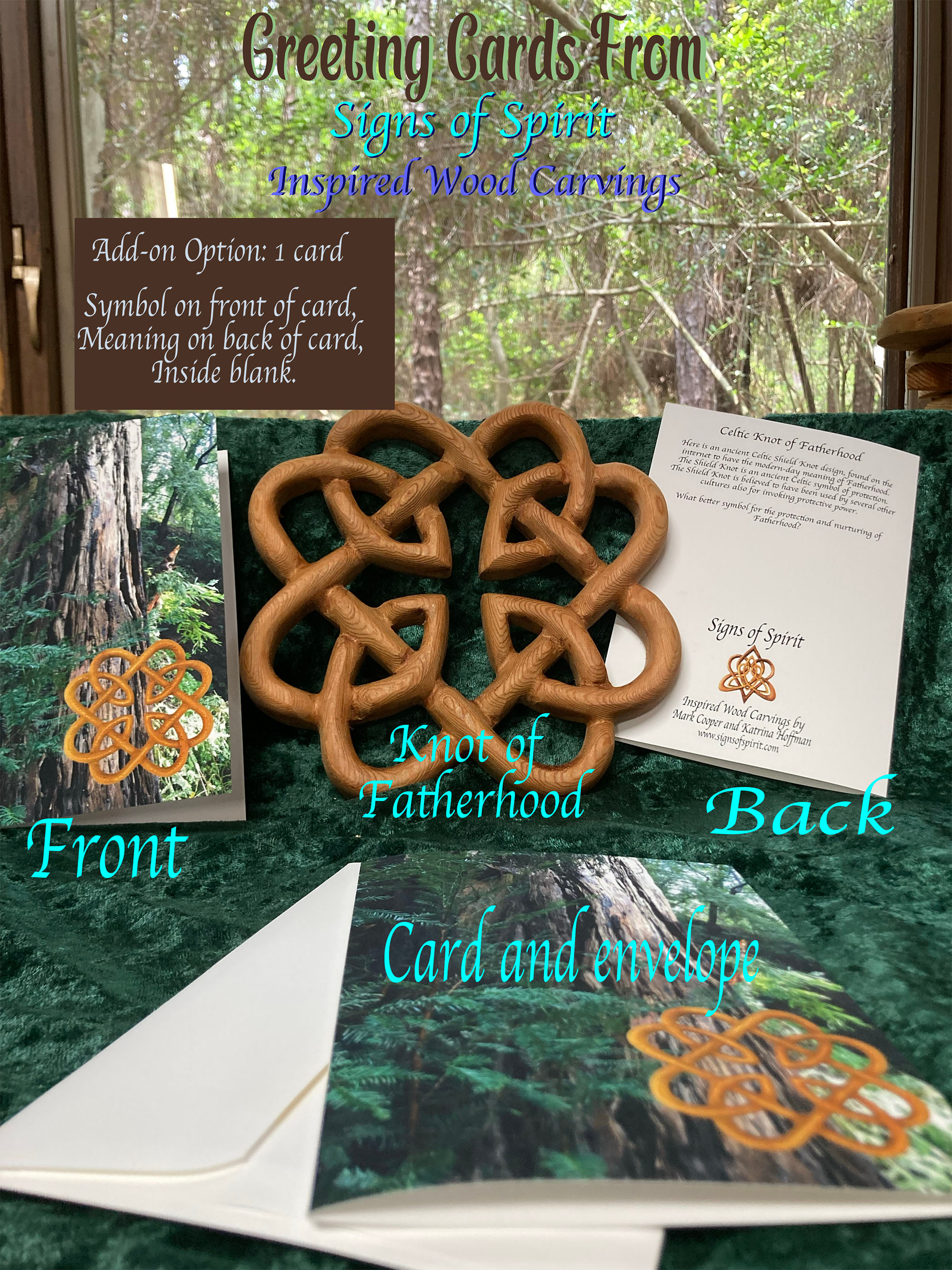 Celtic Knot of Fatherhood Shield Knot Design wall hanging Father’s Day ...