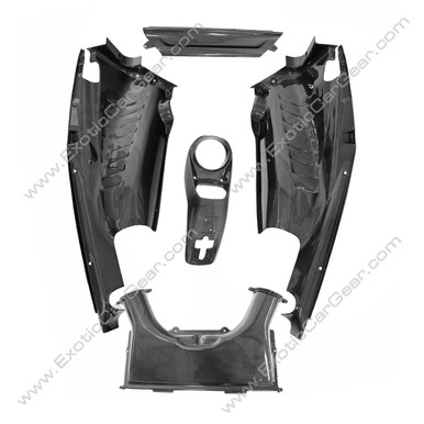 5-Piece Engine Bay Panels for Ferrari 488 GTB, Pista & F8