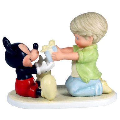 Boy Giving Mickey Mouse Present - Disney and Me Figurine, 4004003 ...