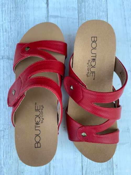 Corkys Wander Wedge in Red - Paisley Pointe Boutique