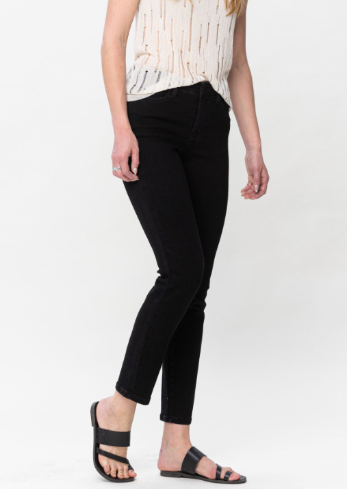 Judy Blue Plus Black Slim Fit Jean - Paisley Pointe Boutique