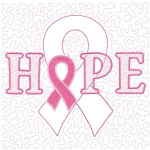 Pink Ribbons Breast Cancer Embroidery Designs