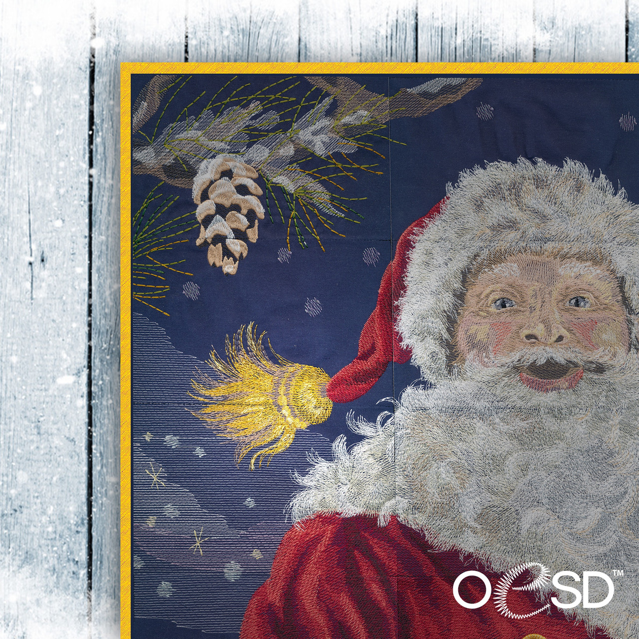 Enchanted Santa by Dona Gelsinger