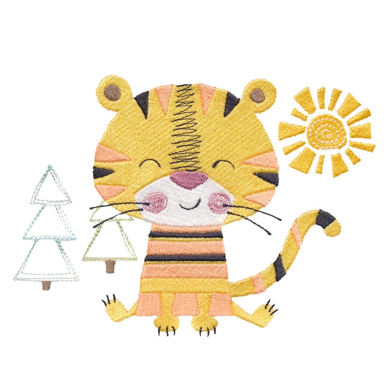Monochrome Tiger